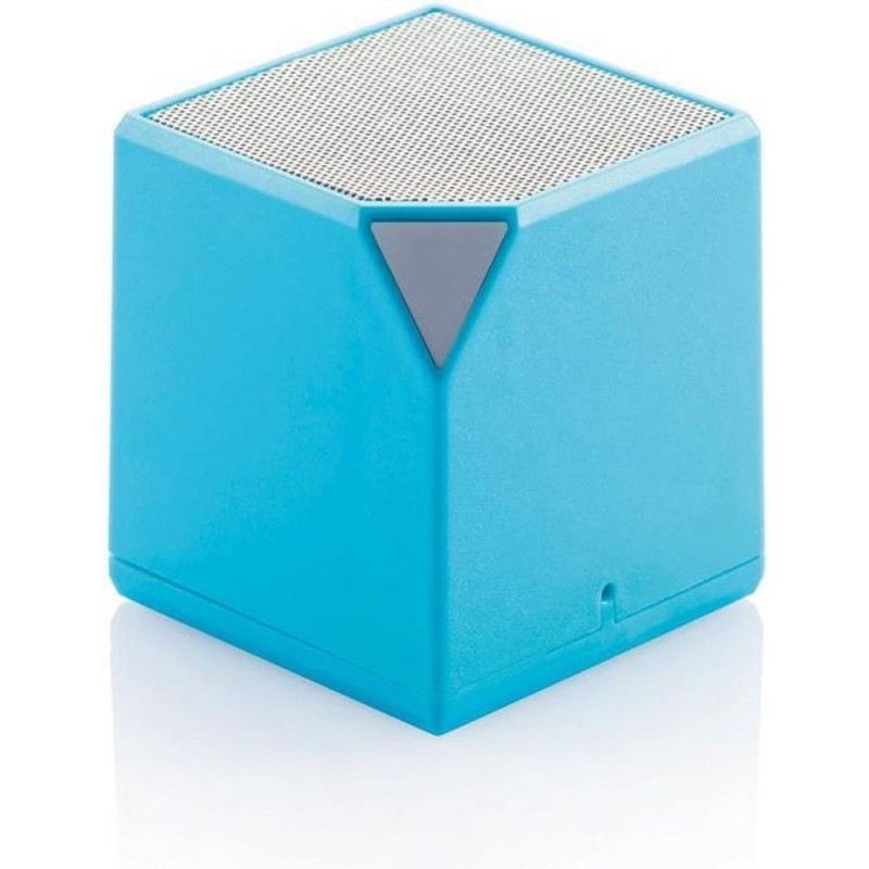 Enceinte Bluetooth Cube Bleu - Loooqs