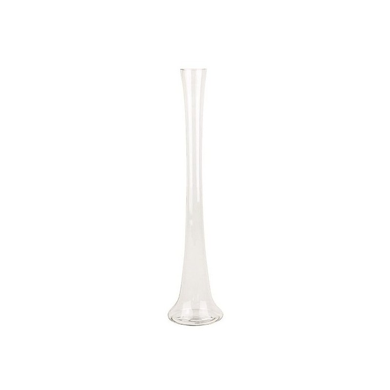 Vase en verre soliflore