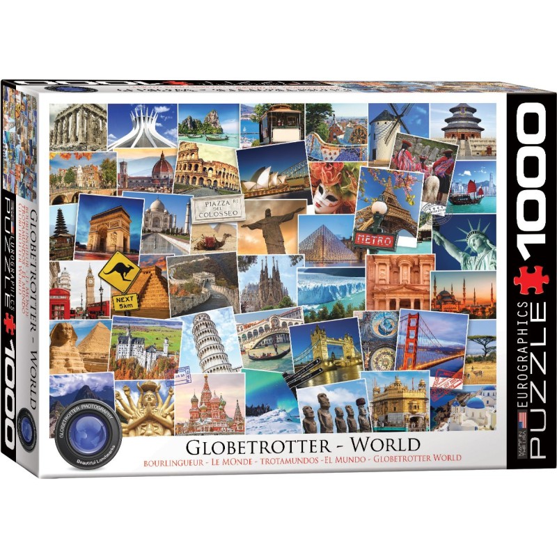 Puzzle 1000 pièces World Globetrotter