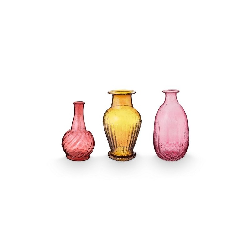 Set de 3 vases en verres Rose -M- Pip Studio